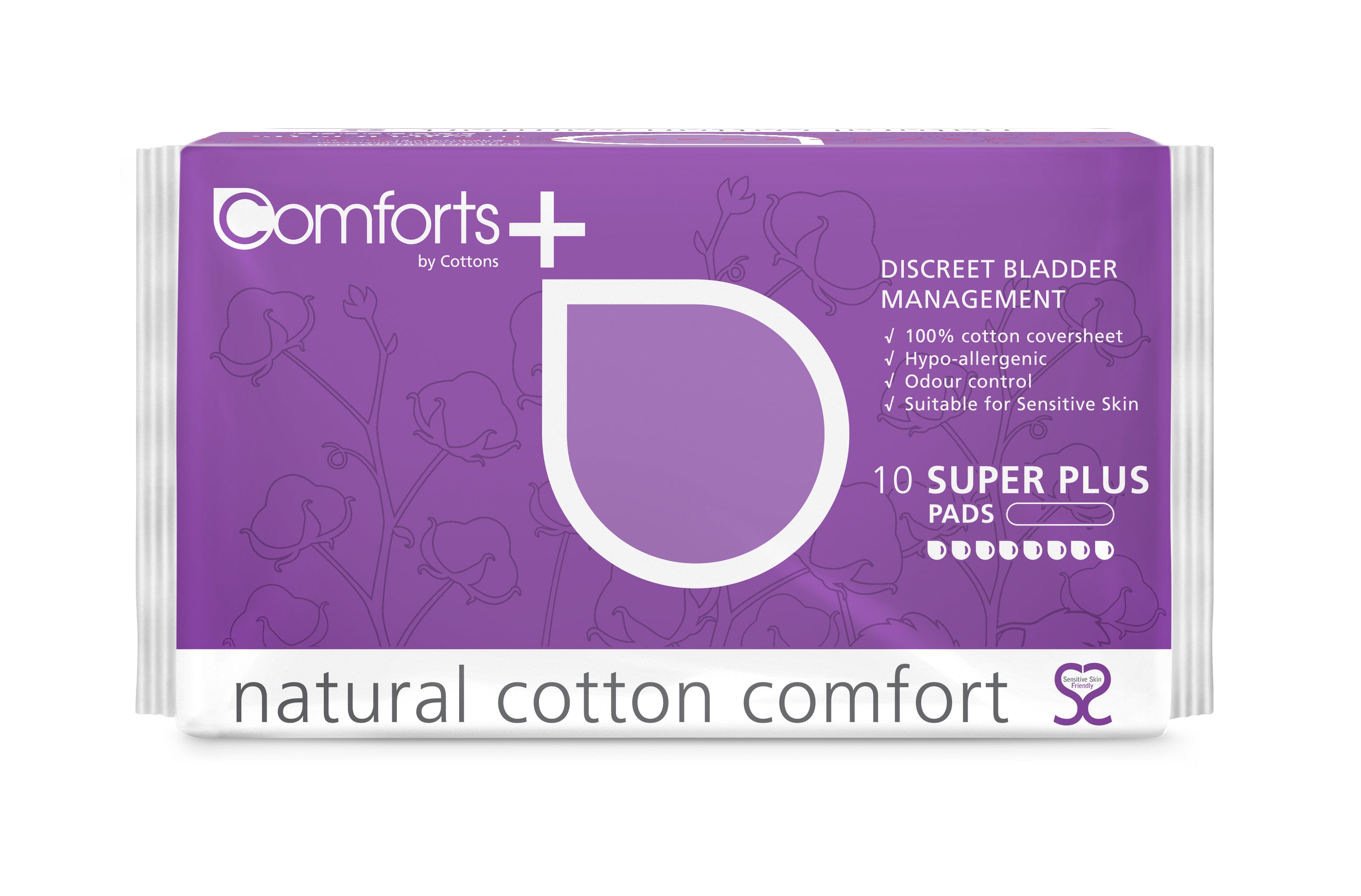 Cottons Shop | Comforts Super Plus Premium | Natural Incontinence Pads
