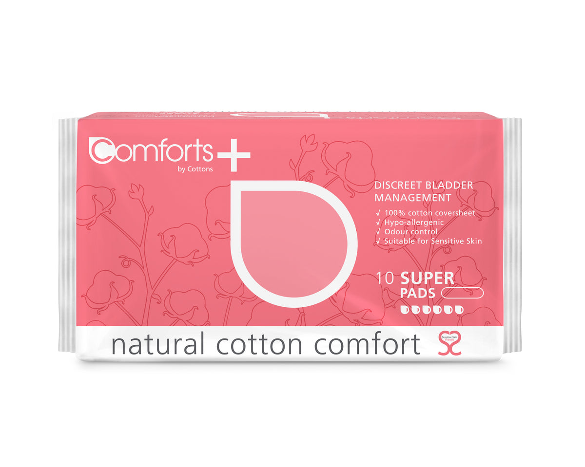 Cottons Shop | Comforts Premium Super Pads | Natural Incontinence Pads