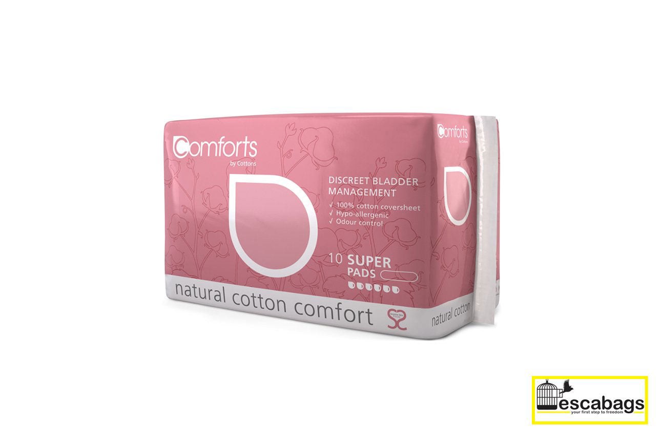 Cottons Shop | Comforts Premium Super Pads | Natural Incontinence Pads
